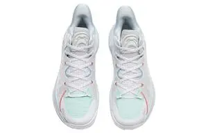 ANTA High-top Athletic Sneakers - White/mint