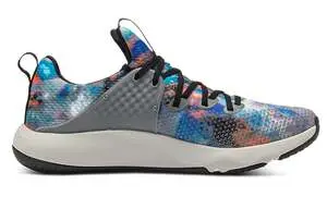 Under Armour Hovr Rise 3 Printed Athletic Shoes - Dark Gray