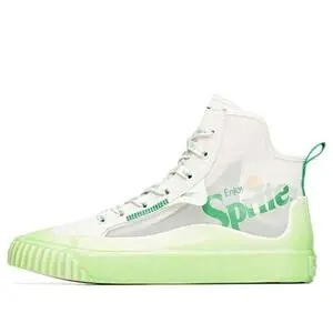 ANTA X Sprite Canvas High Top Sneakers - White/green