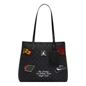 JORDAN Monogram Tote Bag - Black