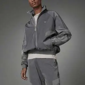Adidas Originals Blue Version Half-zip Stand Collar Jacket
