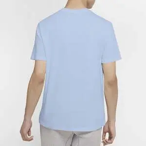 Nike Heritage Short Sleeve Tee With Small Logo - Sky Blue