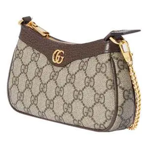 Gucci Ophidia Mini Bag With Double G Hardware - Beige