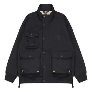 NEW BALANCE Cargo Windbreaker Jacket - Black