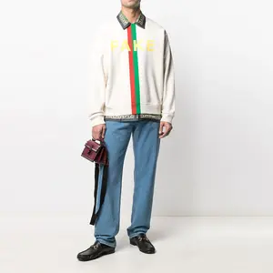 Gucci Fake Not" Printed Crewneck Sweater