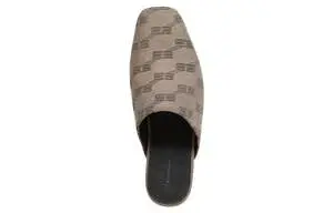 Balenciaga Bb Monogram Cosy Mules - Brown