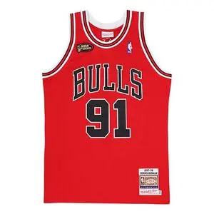 Mitchell & Ness Nba Authentic Dennis Rodman Chicago Bulls 1997-98 Road Jersey - None