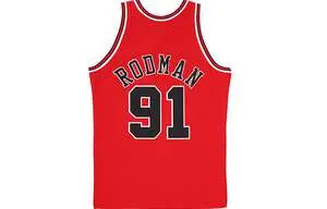 Mitchell & Ness Nba Authentic Dennis Rodman Chicago Bulls 1997-98 Road Jersey - None