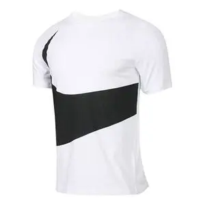 Nike Big Swoosh Logo Short Sleeve T-shirt - White