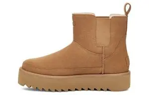 UGG Classic Chelsea Platform Mini Boots - Chestnut