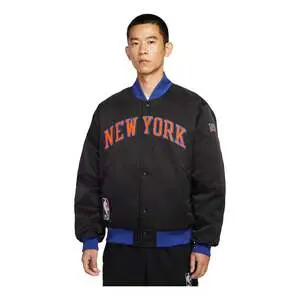 Nike New York Knicks City Edition Nba Premium Jacket - Black