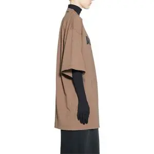 Balenciaga Boxy Fit T-shirt - Tan