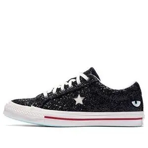 CONVERSE Chiara Ferragni X One Star Low Top Glitter Sneakers - Black