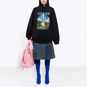 Balenciaga Printed Hoodie