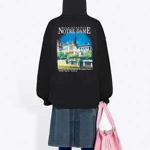 Balenciaga Printed Hoodie