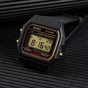 Casio Classical Vintage Waterproof Digital Watch - Black