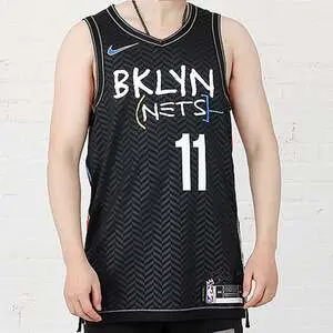 Nike Nba Brooklyn Nets Kyrie Irving #11 Jersey Vest - Black
