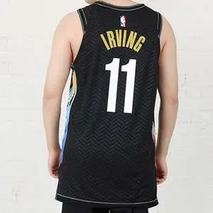 Nike Nba Brooklyn Nets Kyrie Irving #11 Jersey Vest - Black