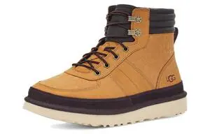 UGG Highland Lace-up Round Toe Boots - Brown
