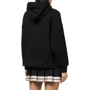 Palm Angels Gold Sequins Bear Hoodie - Black/gold