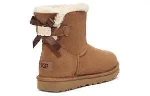 UGG Mini Bailey Bow Ii Boots - Chestnut