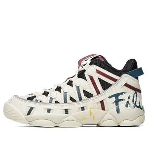 FILA FUSION Spaghetti Classic High Top Sneakers - Black/white/red