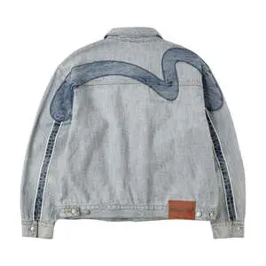 PALACE X Evisu Type 2 Denim Jacket - Reverse Indigo
