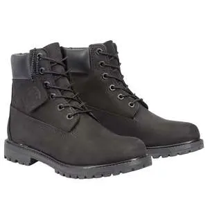 Timberland Premium Inch Waterproof Lace-up Boots - Black
