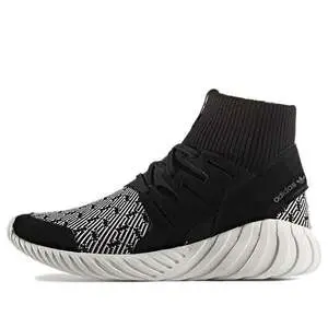 Adidas Tubular Doom Primeknit High Top Sneakers - Black/white