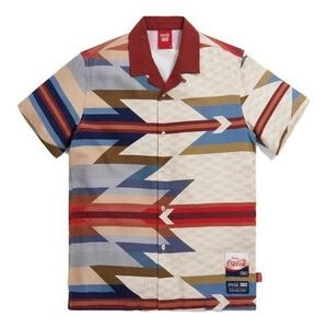 Kith X Coca-cola X Pendleton Camp Collar Shirt 'maroon Multi - Multi-color