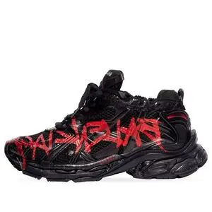 Men's Balenciaga Black Red Shoes