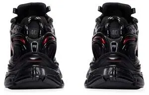 Balenciaga Runner Graffiti Sneakers - Black/red