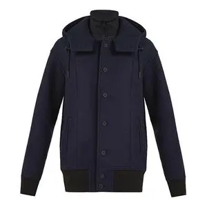 Adidas Y-3 Colorblock Hooded Jacket - Black