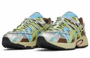 Asics X Myge Gel-kahana Tr V2 Sneakers - Silver/green/rown