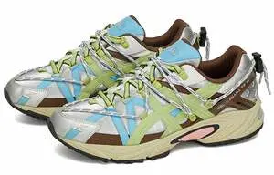 Asics X Myge Gel-kahana Tr V2 Sneakers - Silver/green/rown