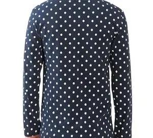 Play Comme Des Garcon Polka Dots Printing Long Sleeves Tee