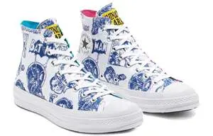 CONVERSE X Dc Comics X Chinatown Market Chuck 70 High Top "3d Batman Print - Red/blue/white