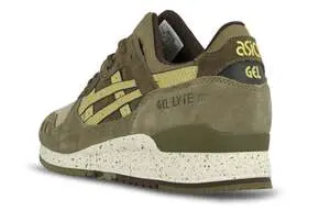 Asics Gel Lyte Iii "turtle" Low Top Sneakers - Olive/sunshine