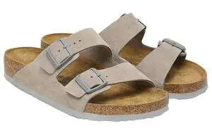 BIRKENSTOCK Arizona Suede Leather Sandals