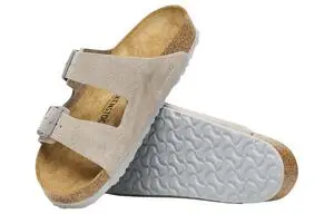 BIRKENSTOCK Arizona Suede Leather Sandals