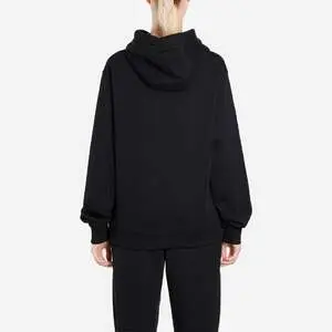 Burberry Cotton Hoodie With Graphic Print - Black