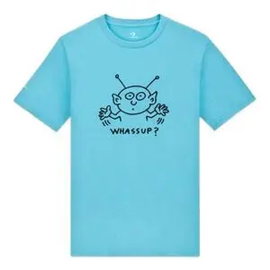 CONVERSE X Keith Haring Alien T-shirt Asia Sizing - Haring Blue