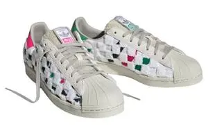 Adidas Originals Superstar 80s X Han Meilin Sneakers - White/black/green