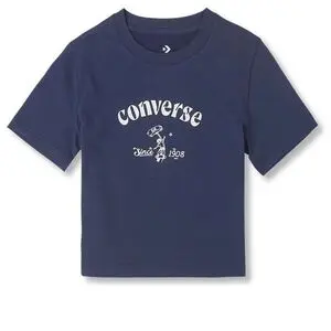 CONVERSE Graphic T-shirt - Navy/white