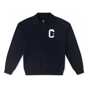 CONVERSE Logo Essential Sweatshirt Asia Sizing - Black