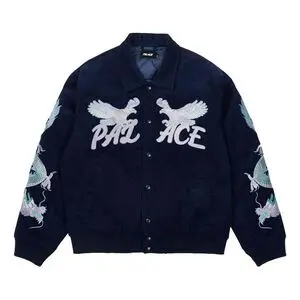 PALACE Double Dragon Embroidered Bomber Jacket - Navy