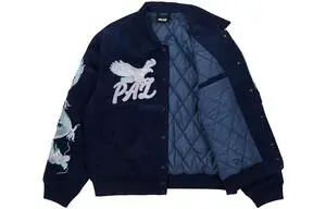 PALACE Double Dragon Embroidered Bomber Jacket - Navy