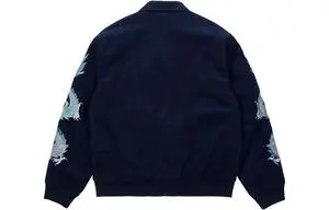 PALACE Double Dragon Embroidered Bomber Jacket - Navy