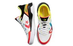 CONVERSE G4 Low Top Basketball Sneakers - White/blue/pink