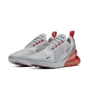 Nike Max 270 Athletic Sneakers - Grey/red